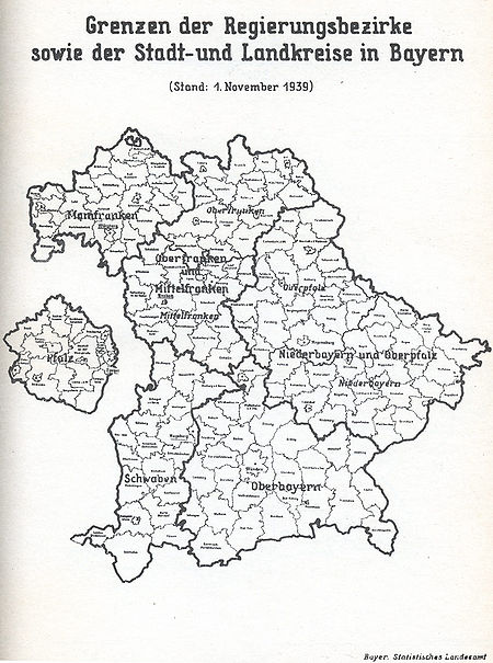 Regierungsbezirke – Historisches Lexikon Bayerns