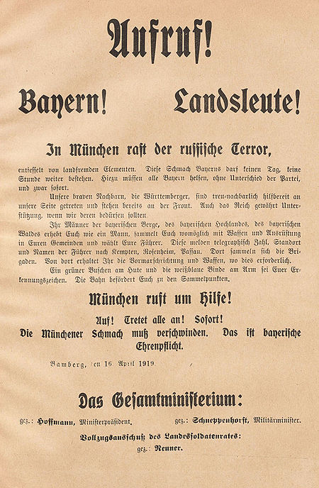 Räterepublik Baiern (1919) – Historisches Lexikon Bayerns