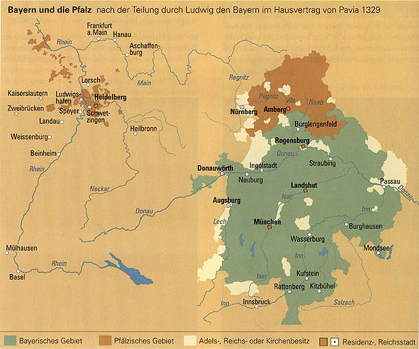 Bayerische Teilungen – Historisches Lexikon Bayerns